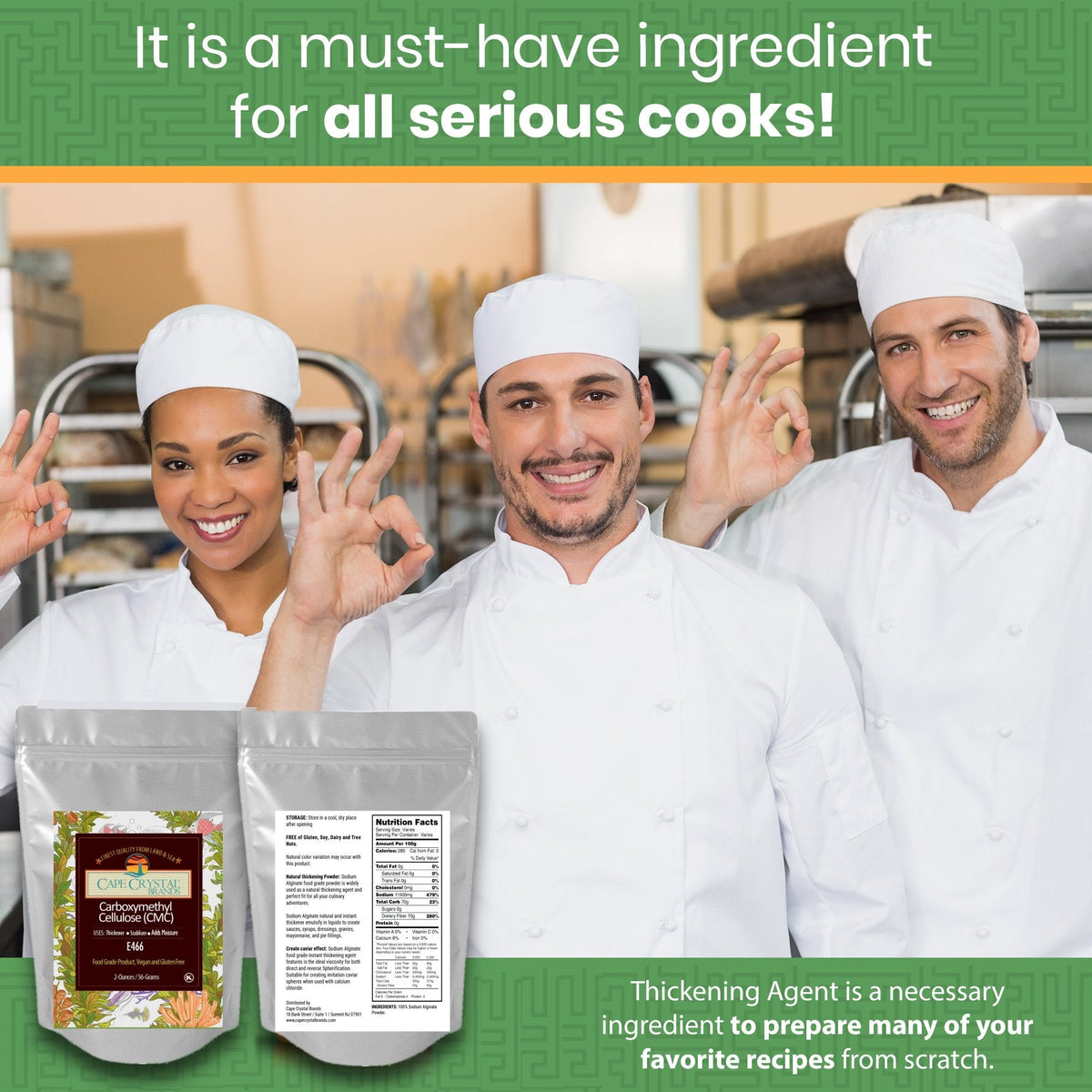 Hydrocolloid: Cellulose Gum – Cape Crystal Brands