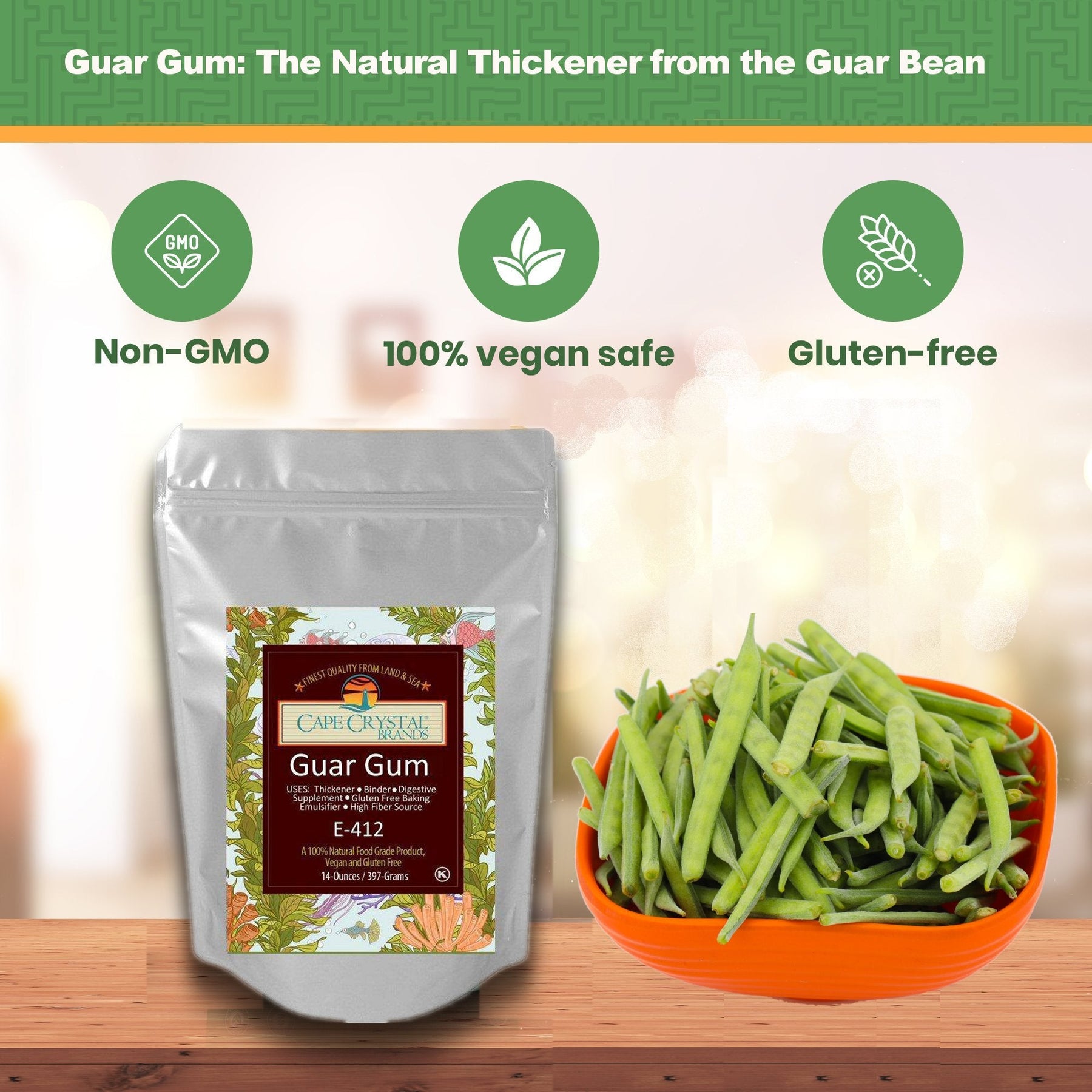 Hydrocolloid: Guar Gum – Cape Crystal Brands