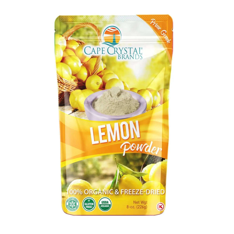 Cape Crystal Lemon Powder Goodness – 8-oz., Freeze-Dried for Superior ...